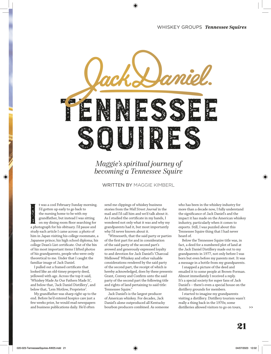Becoming A Tennessee Squire – LouGirl502
